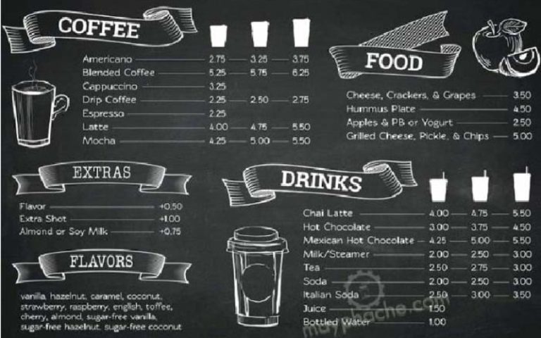 25+ simple, beautiful, and customer-attractive cafe menu designs