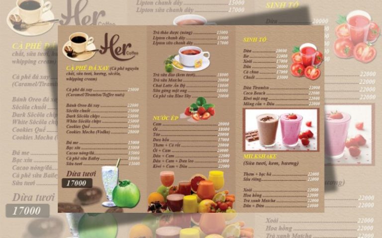 25+ simple, beautiful, and customer-attractive cafe menu designs