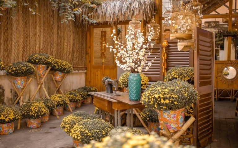 17+ beautiful Tet cafe decoration ideas to attract customers