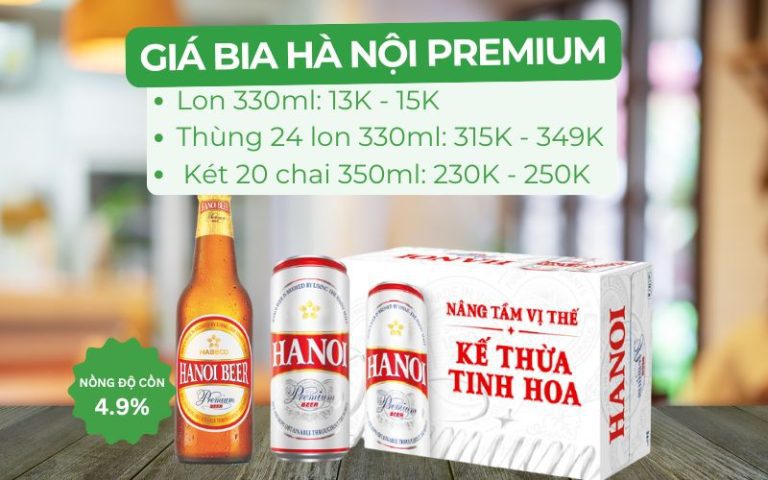 Giá bia Hà Nội bao nhiêu? Cập nhật bảng giá bia Hà Nội mới nhất